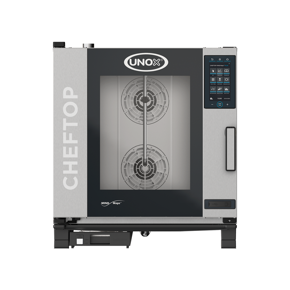 Horno Cheftop 7 niveles 1/1 GN eléctrico Unox modelo XEVC-0711-EPRM – Innova Food Service